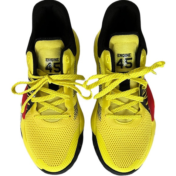adidas | Shoes | New Boys Neon Yellow Red And Black Adidas Sneakers ...